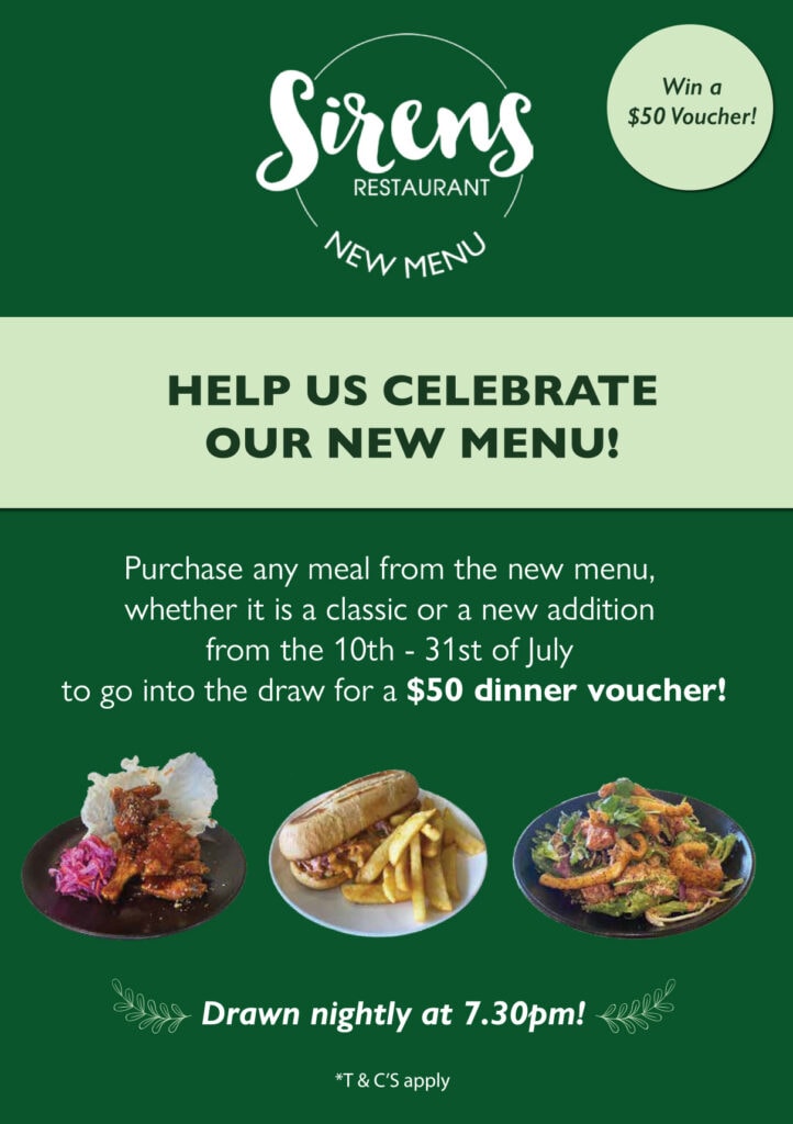 Sirens Restaurant | South Cairns Sports Club